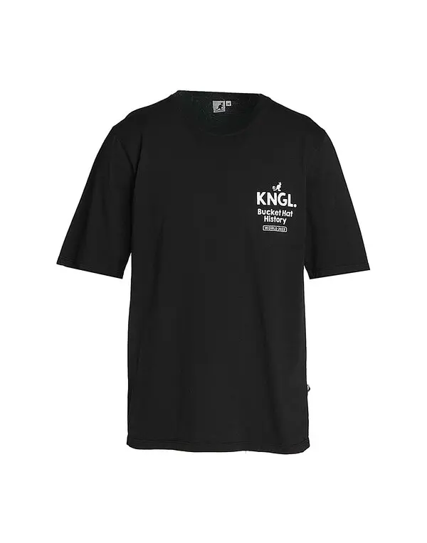 KANGOL T-shirt Size Cotton - Black