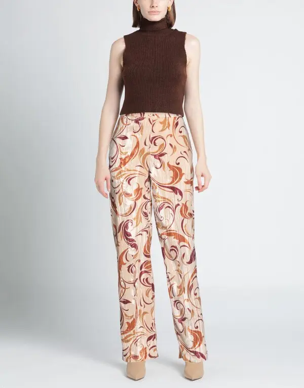 VICOLO Floral Design Chinos