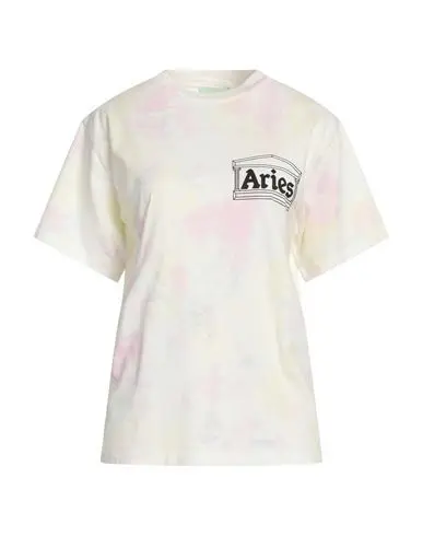 Aries Logo-print T-shirt - Yellow
