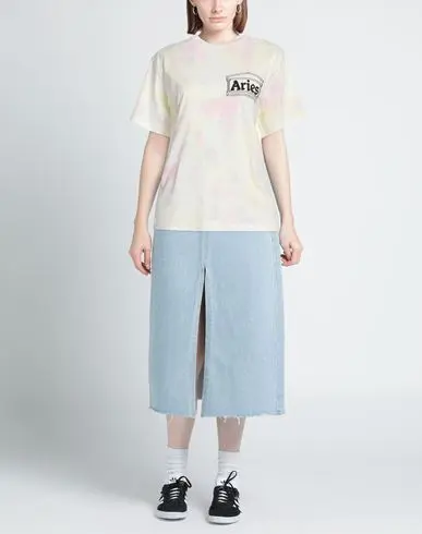Aries Logo-print T-shirt - Yellow