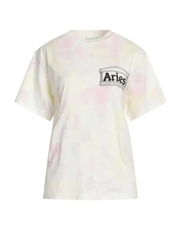 Aries Logo-print T-shirt - Yellow
