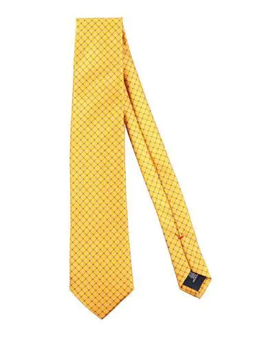 FIORIO Silk Neck Tie - Yellow
