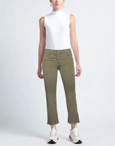 19.70 NINETEEN SEVENTY Flared Trousers - Military Green