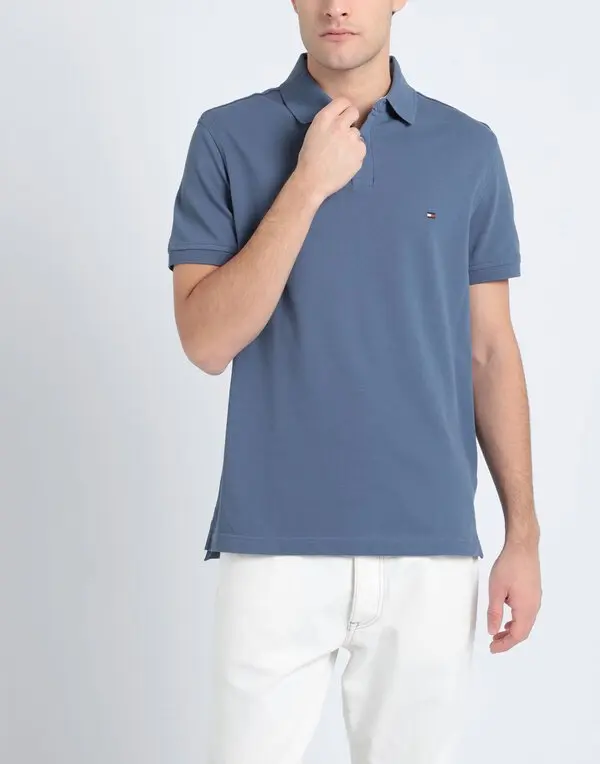 Tommy Hilfiger 1985 Regular Polo Polo Shirt Size Cotton, Elastane - Blue