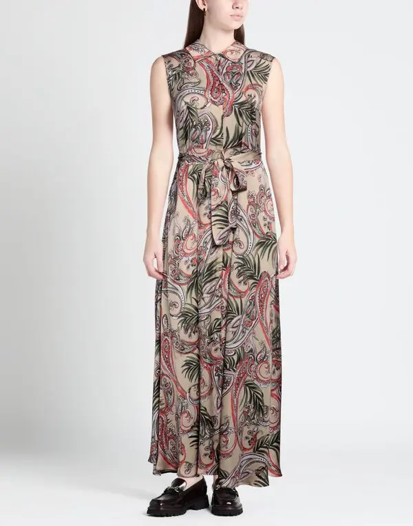 LIU •JO Paisley Print Maxi Shirt Dress