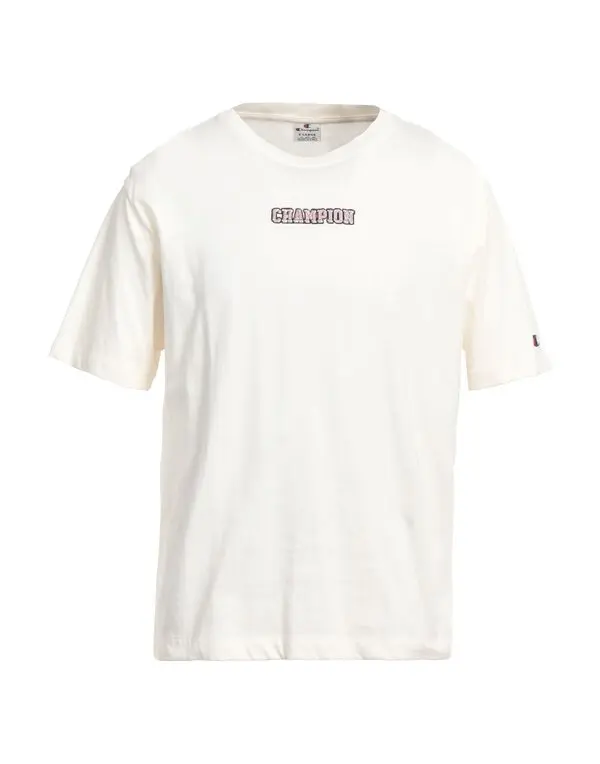 Champion Cotton T-shirt With Embroidered Detailing