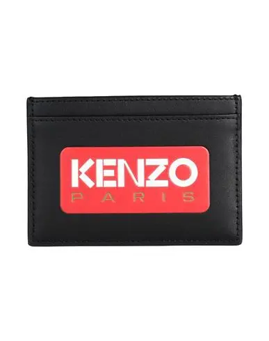 Kenzo Document Holder Bovine Leather - Black