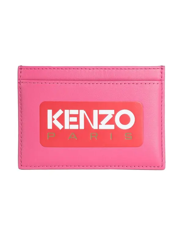 Kenzo Document Holder Bovine Leather - Magenta