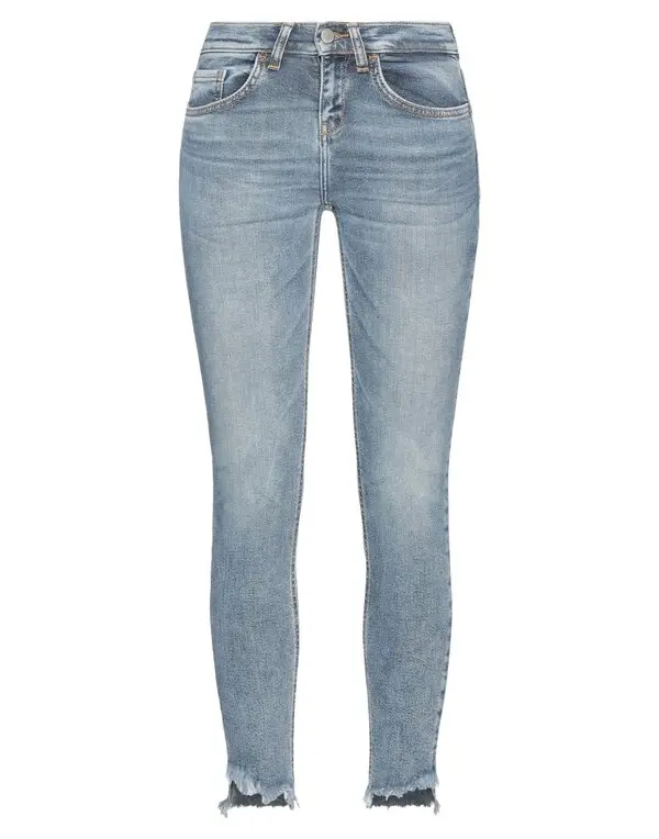 Brian Dales Skinny Jeans With Leather Trims