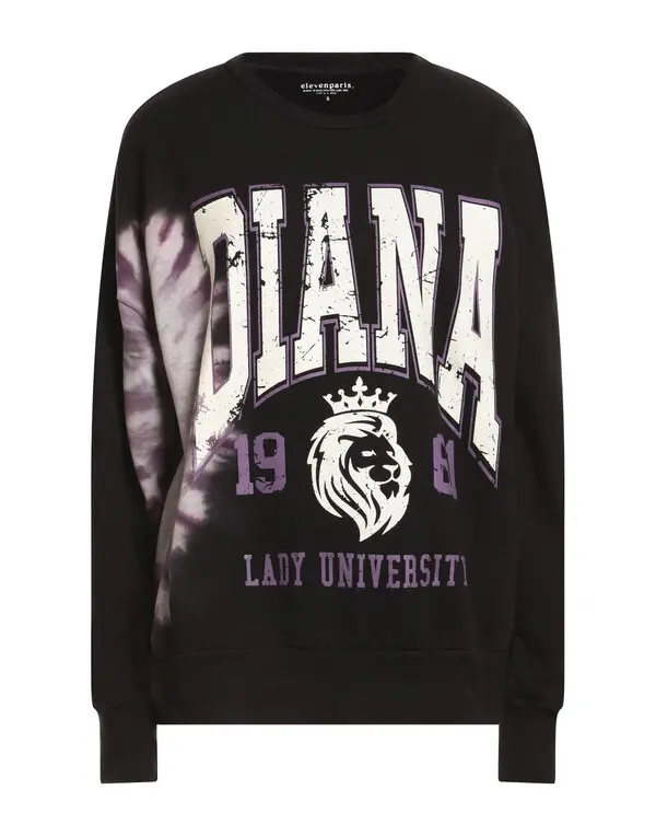 Elevenparis Printed Fleece Sweatshirt