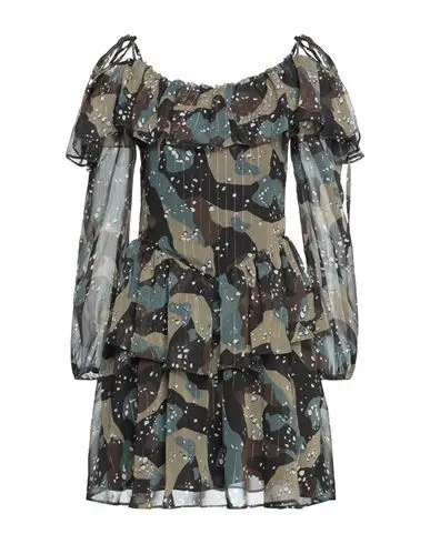 Guess Mini Dress With Camouflage Print