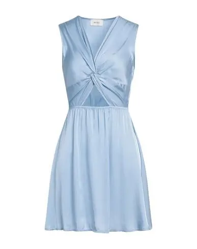 VICOLO Mini Trapeze Dress - Blue