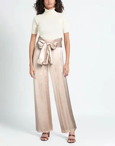 Relish Flared Cut Trousers - Beige