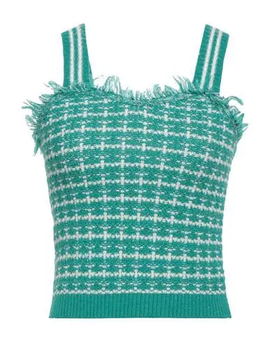SOALLURE Knitted Corset Top - Green