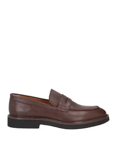 DOCKSTEPS Leather Penny Loafers With Cleated Rubber Sole