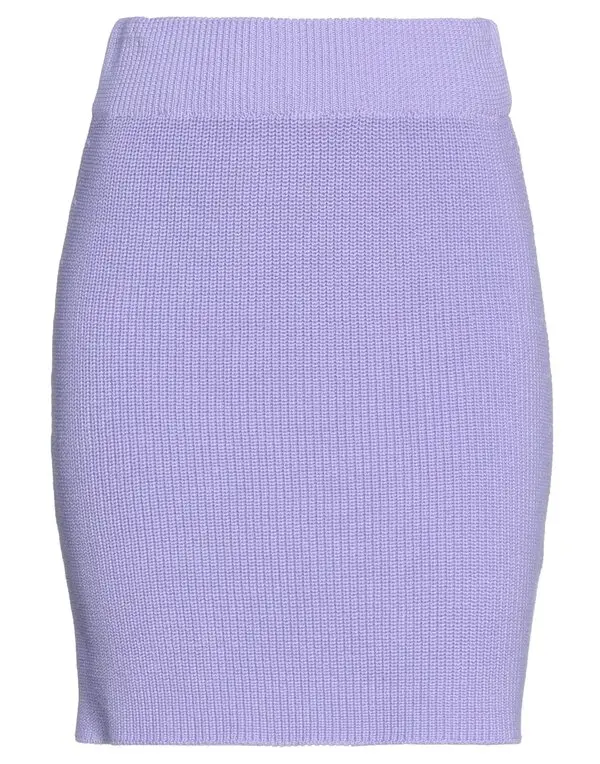 VICOLO Knitted Mini Skirt - Purple