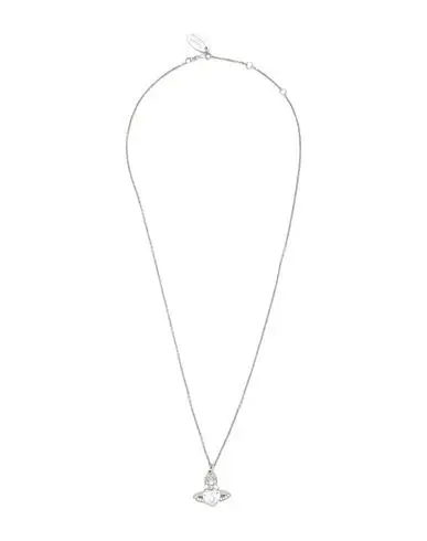 VIVIENNE WESTWOOD Necklace With Cubic Zirconia - Silver