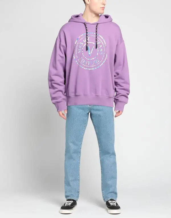 Versace Cotton Blend Fleece Sweatshirt