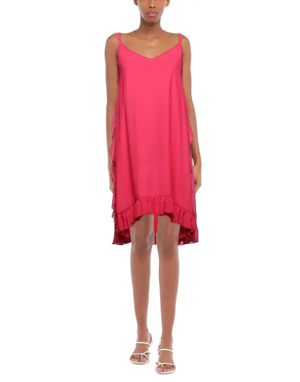JIJIL Mini Asymmetric Sleeveless Dress