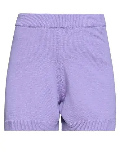 VICOLO Knit Lightweight Knit Shorts - Lilac