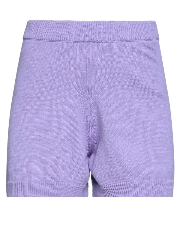 VICOLO Knit Lightweight Knit Shorts - Lilac