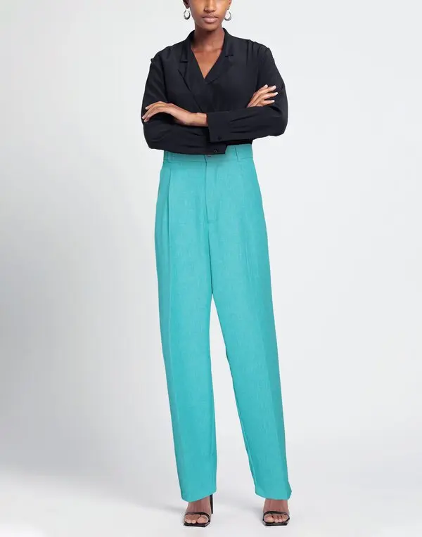 VICOLO Tapered Leg Trousers - Blue