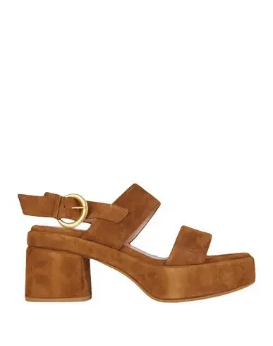 BIANCA DI Ankle Strap Sandals - Brown