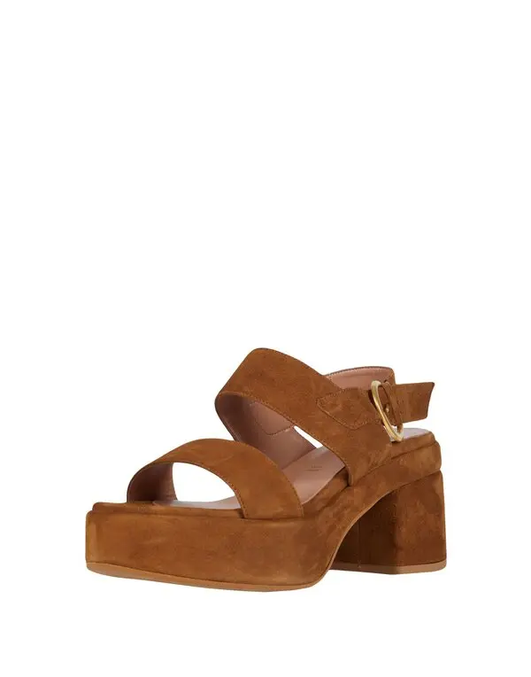 BIANCA DI Ankle Strap Sandals - Brown
