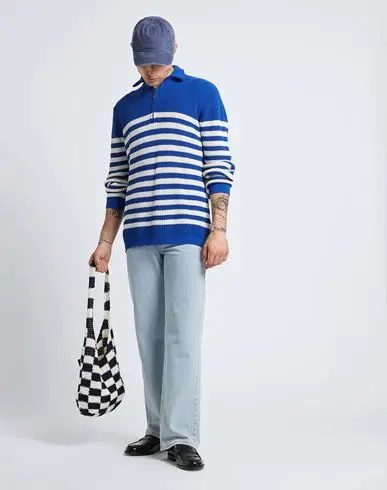 8 BY YOOX Half-zip Striped Jumper