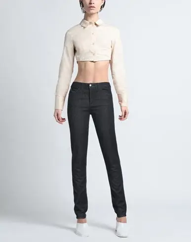 Emporio Armani Cotton, Cashmere, And Elastane Jeans - Blue