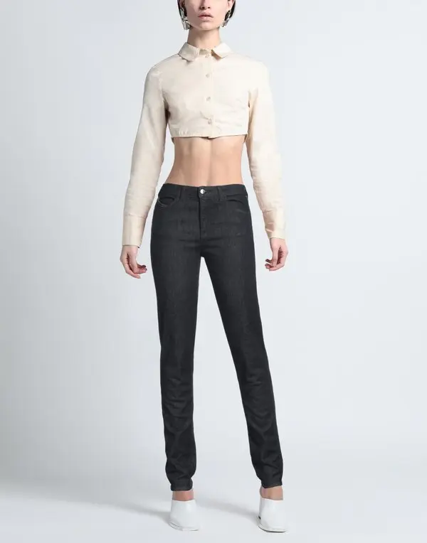 Emporio Armani Cotton, Cashmere, And Elastane Jeans - Blue