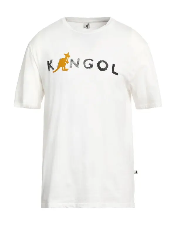 KANGOL T-shirt Size Cotton - Off White