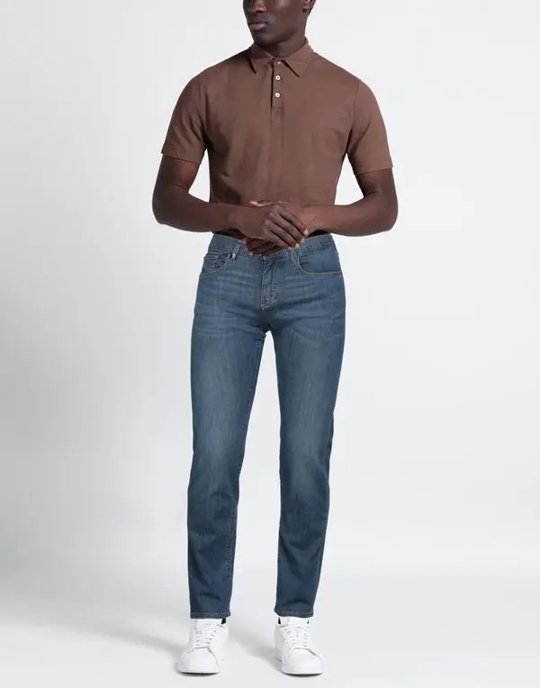 Armani Exchange Straight-leg Jeans With Five-pocket Design