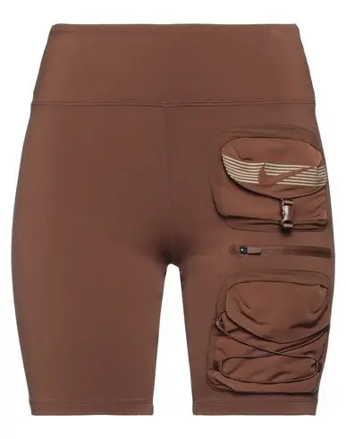 Nike Slim-leg Sporty Shorts - Brown