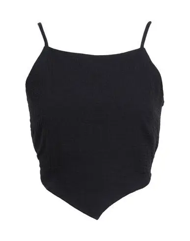 Vero Moda Cotton Crop Top - Black