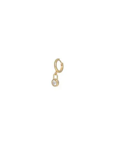 KURSHUNI Padlock Single Earring - Gold
