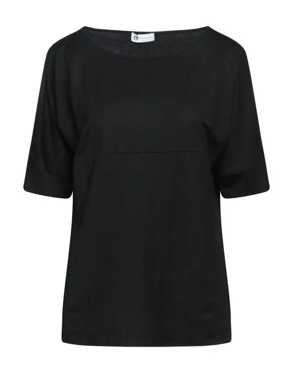DIANA GALLESI Woven Top - Black