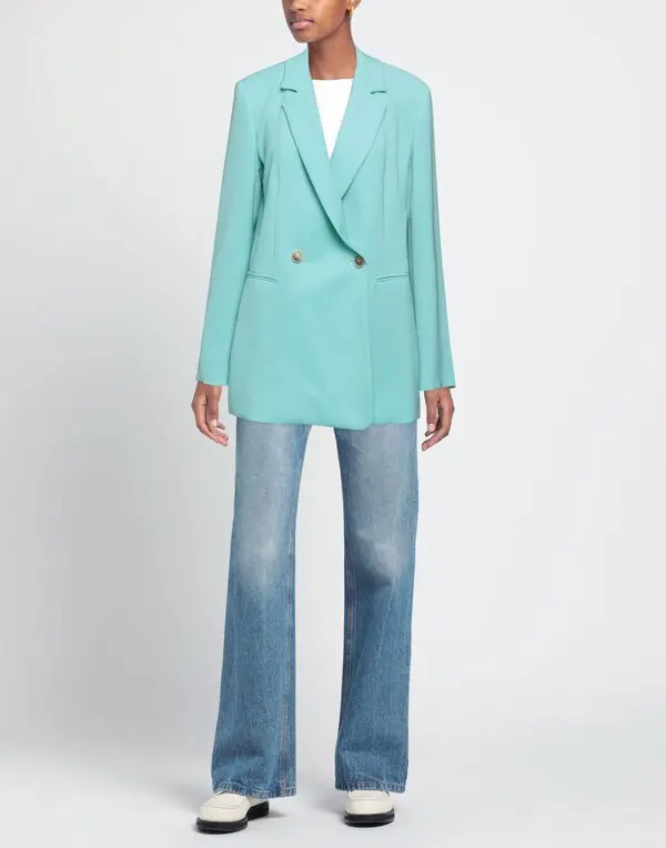 SEMICOUTURE Blazer In Triacetate And Polyester - Blue