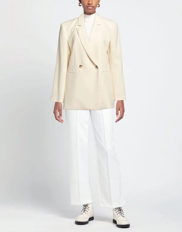 SEMICOUTURE Blazer In Triacetate And Polyester - White