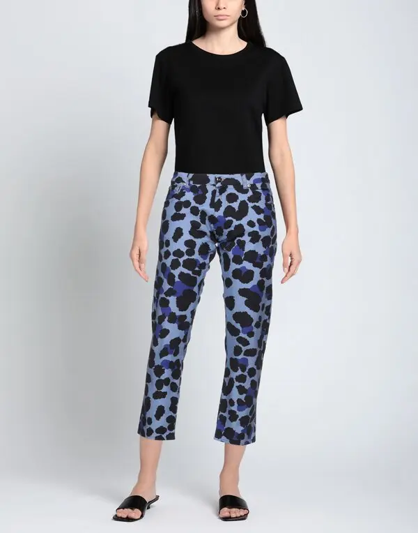 SEMICOUTURE Leopard-print Tapered Jeans