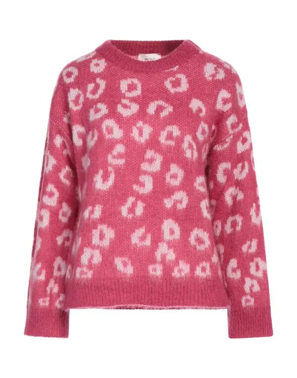 VICOLO Knitted Sweater - Fuchsia
