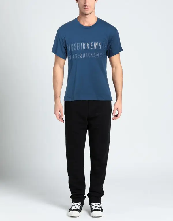 BIKKEMBERGS T-shirt Size Cotton, Elastane