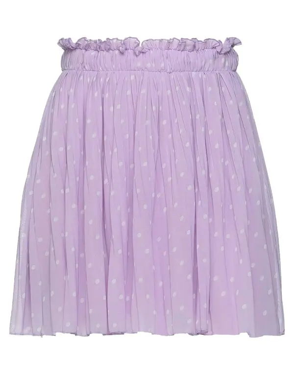 VANESSA SCOTT Mini Pleated Skirt - Purple