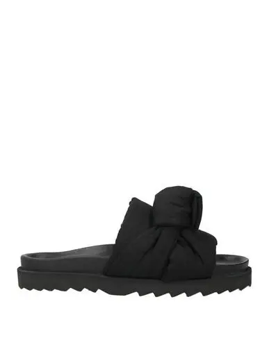 Inuikii Linen Slide Sandals - Black