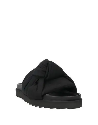 Inuikii Linen Slide Sandals - Black