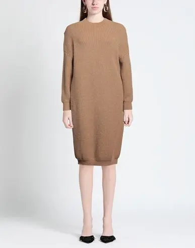 VICOLO Midi Dress - Beige