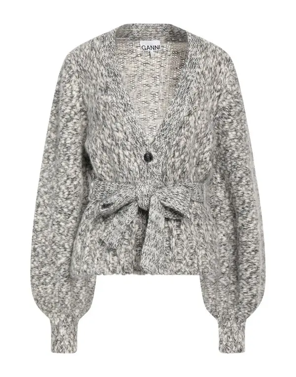 GANNI Alpaca And Mohair-blend Cardigan
