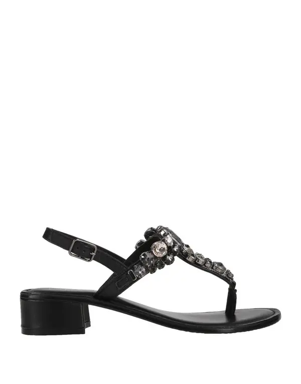 CAFÈNOIR Thong Sandal Size Leather