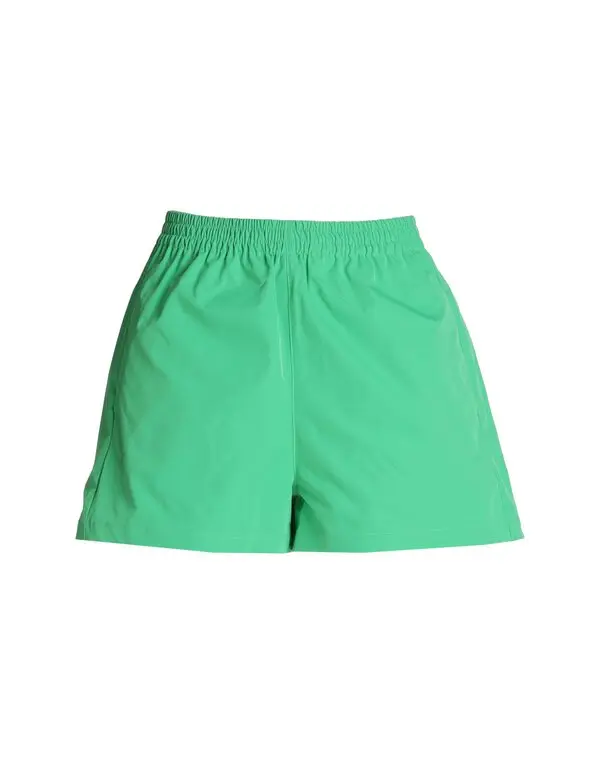 Topshop High-waisted Solid Shorts - Green