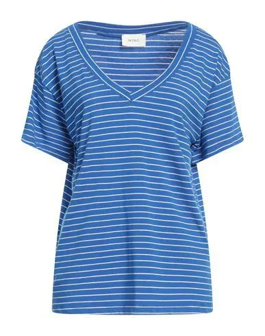 VICOLO Striped Jersey T-shirt - Blue